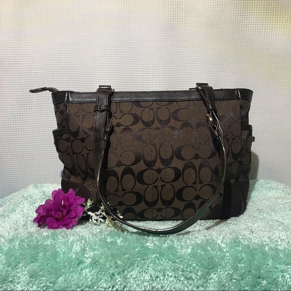 Coach | Bags | Authentic Coach Leatherware Purse Chocolate Brown | Poshmark